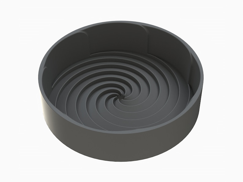 Spiral Gold Mining Pan 3d Model Drawing | Suitable for 3d Printing (15 ...