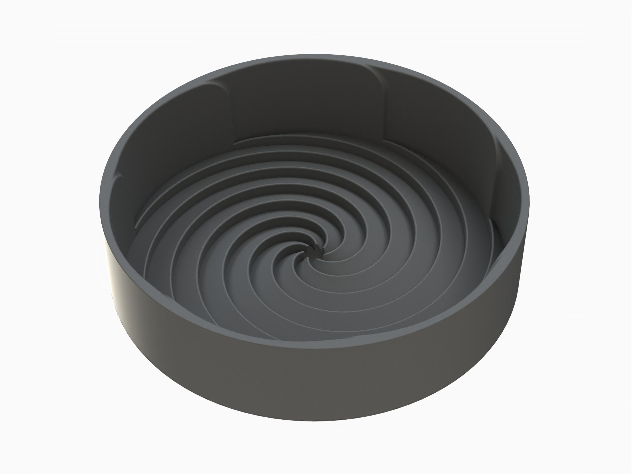 Spiral Gold Mining Pan 3d Model Drawing | Suitable for 3d Printing (15 ...