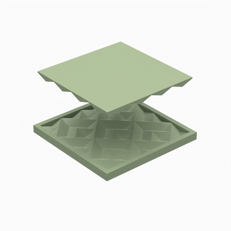 3D Tile Pattern Motif and Mold STL File 3D Tile - Etsy