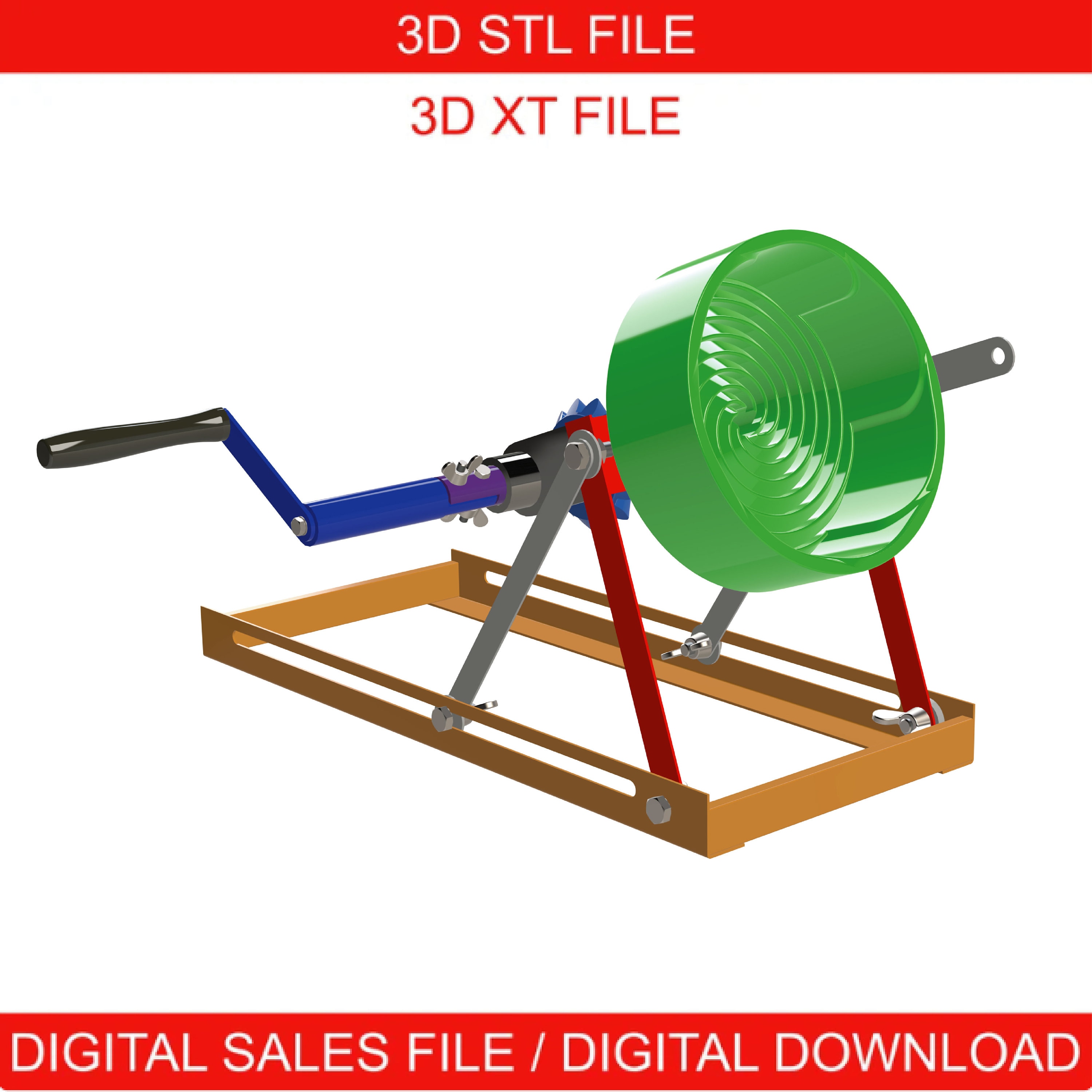 Spiral Gold Mining Pan 3d System Drawing and All Stl and Parasolid Xt ...