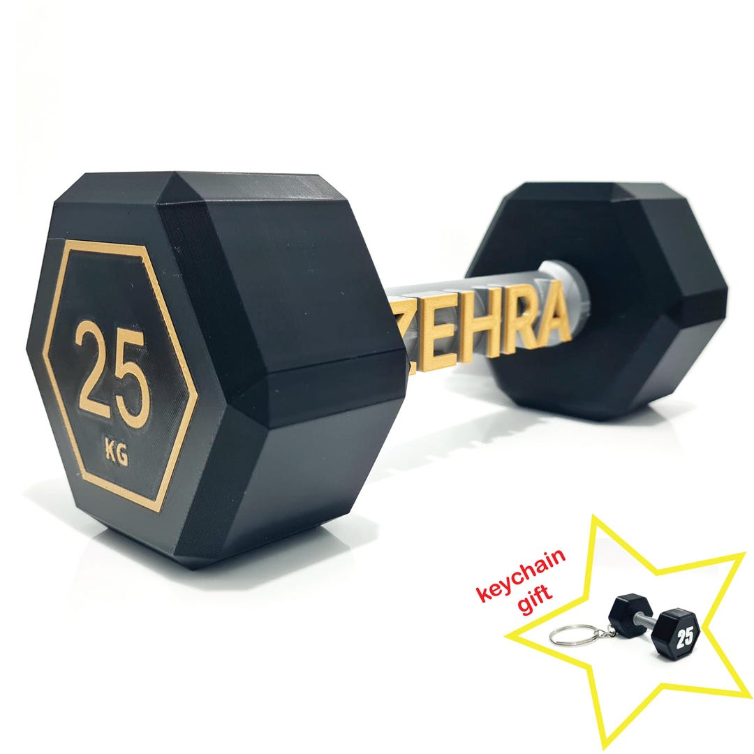 Custom Dumbbell – Personalized Name Dumbbell, Gym Decor, Fitness Gift ...