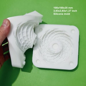 Rodin Coil Silicone Mold: Torus Epoxy Resin Casting - Etsy