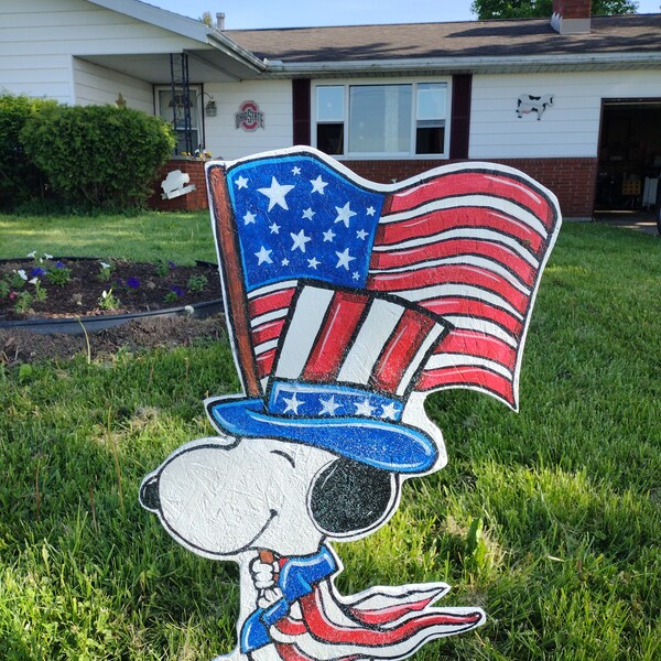 Peanuts Christmas Yard Art - Etsy