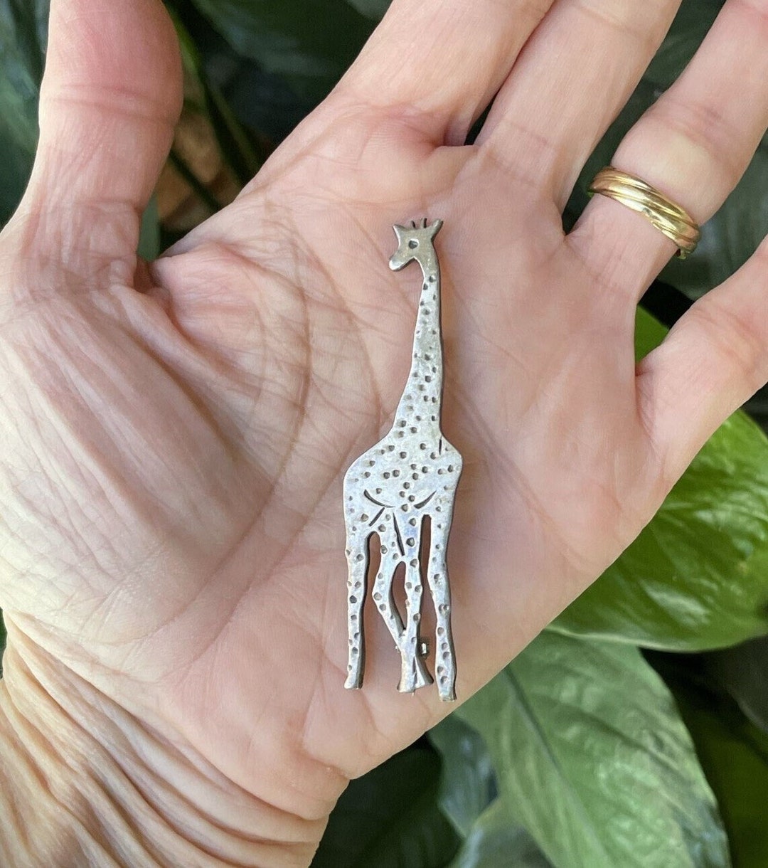 Geoffrey Giraffe Brooch Pin Mexico Vintage Sterling Silver Taxco TL-74 ...