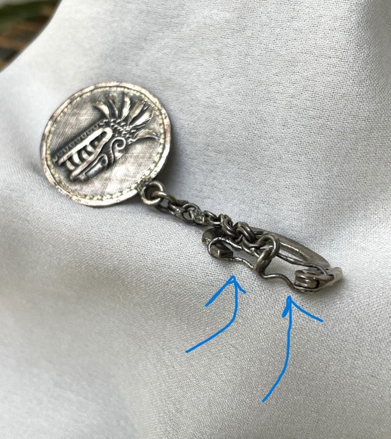 Quetzalcoatl Mayan Aztec Key Chain Key Ring ALL STERL… - Gem