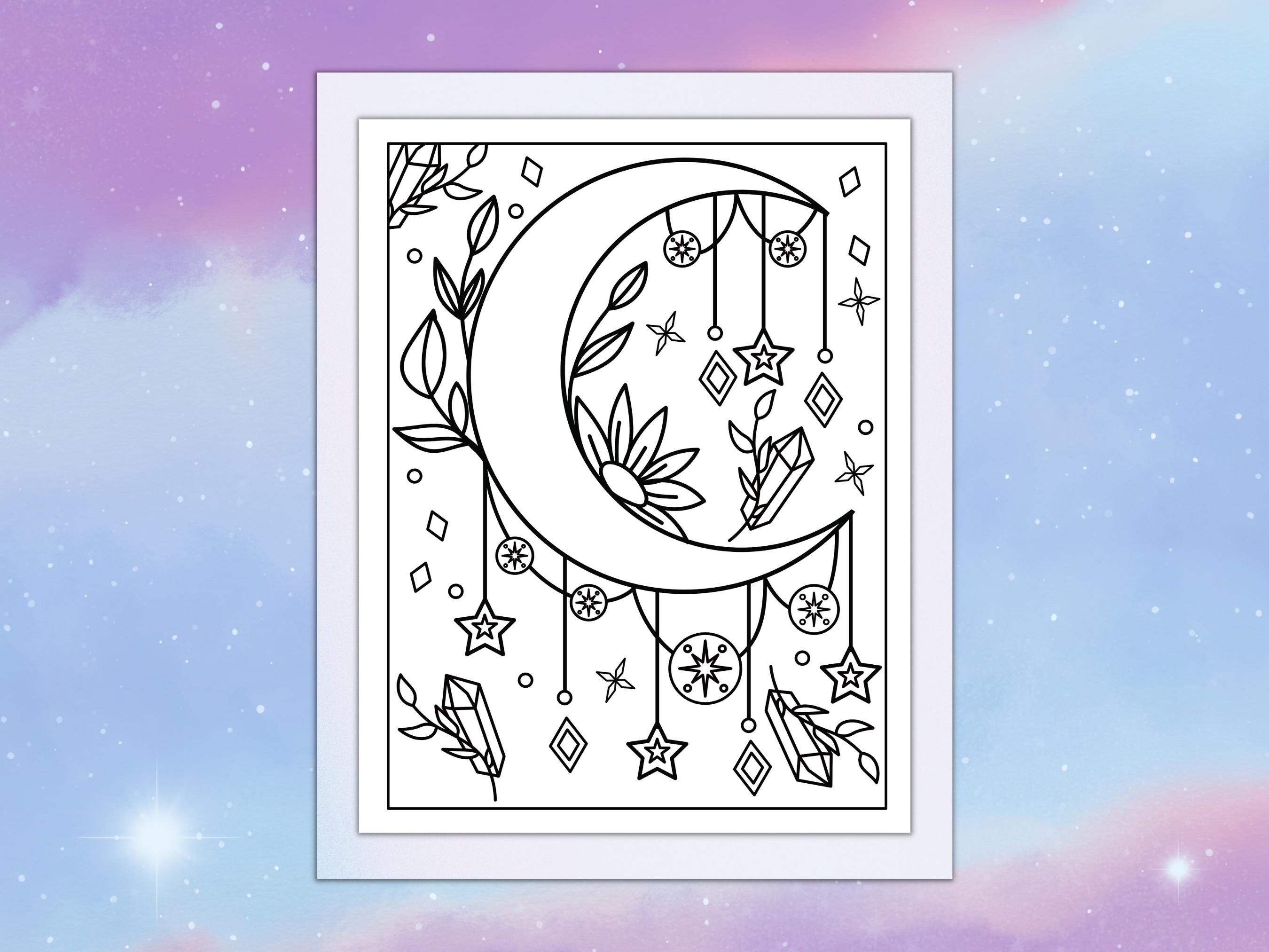 10 Magical Witch Coloring Pages Pdf Printable Witchy Things - Etsy