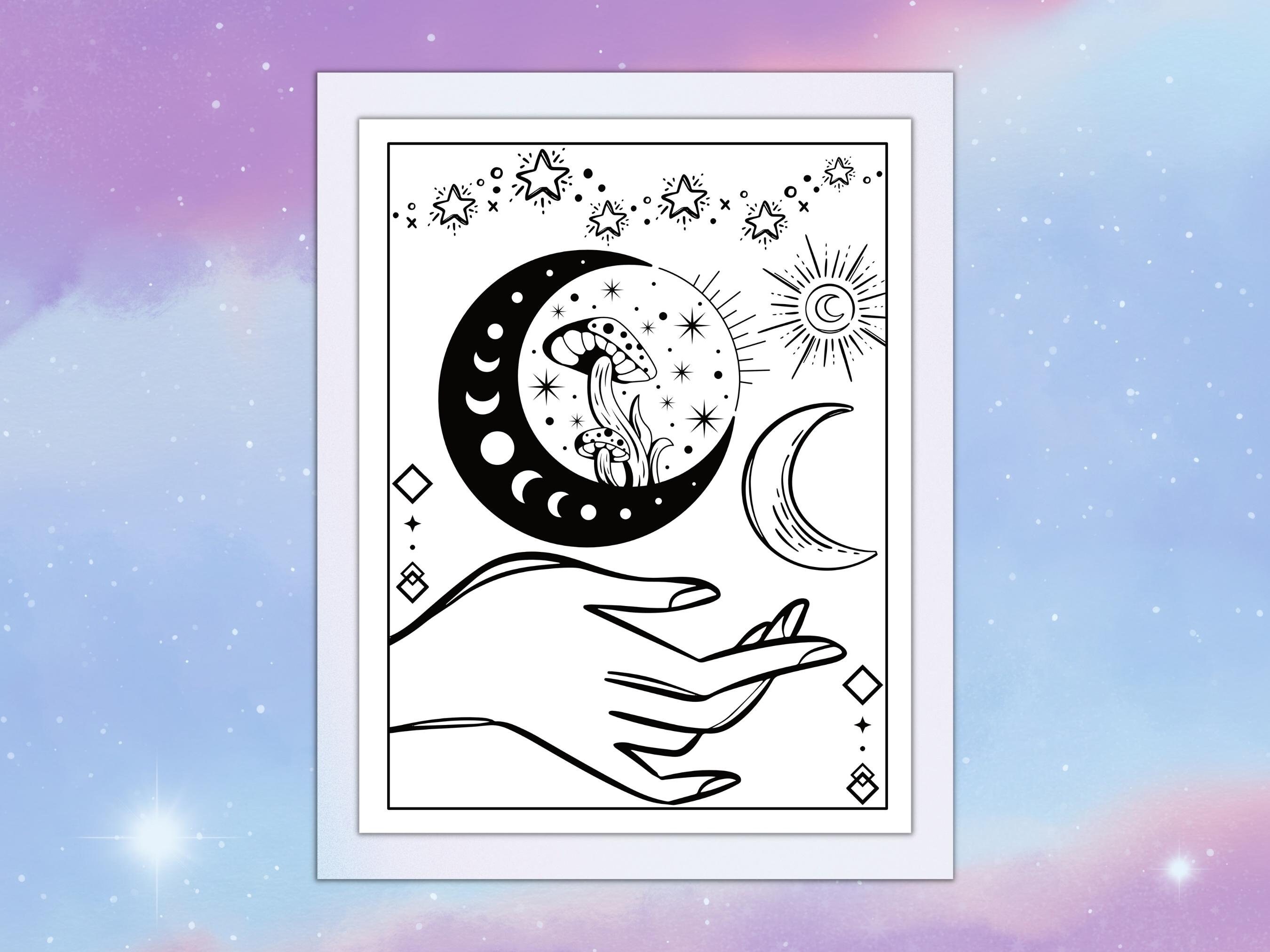 10 Magical Witch Coloring Pages Pdf Printable Witchy Things - Etsy