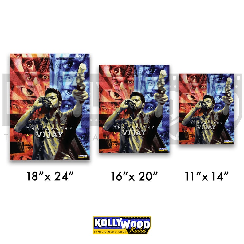 LEO VIJAY Badass Poster | THALAPATHY Vijay | Kollywood | 100% Original ...