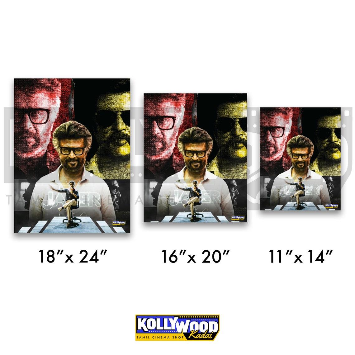 JAILER Poster SUPERSTAR RAJINIKANTH Kollywood 100% Original Design ...