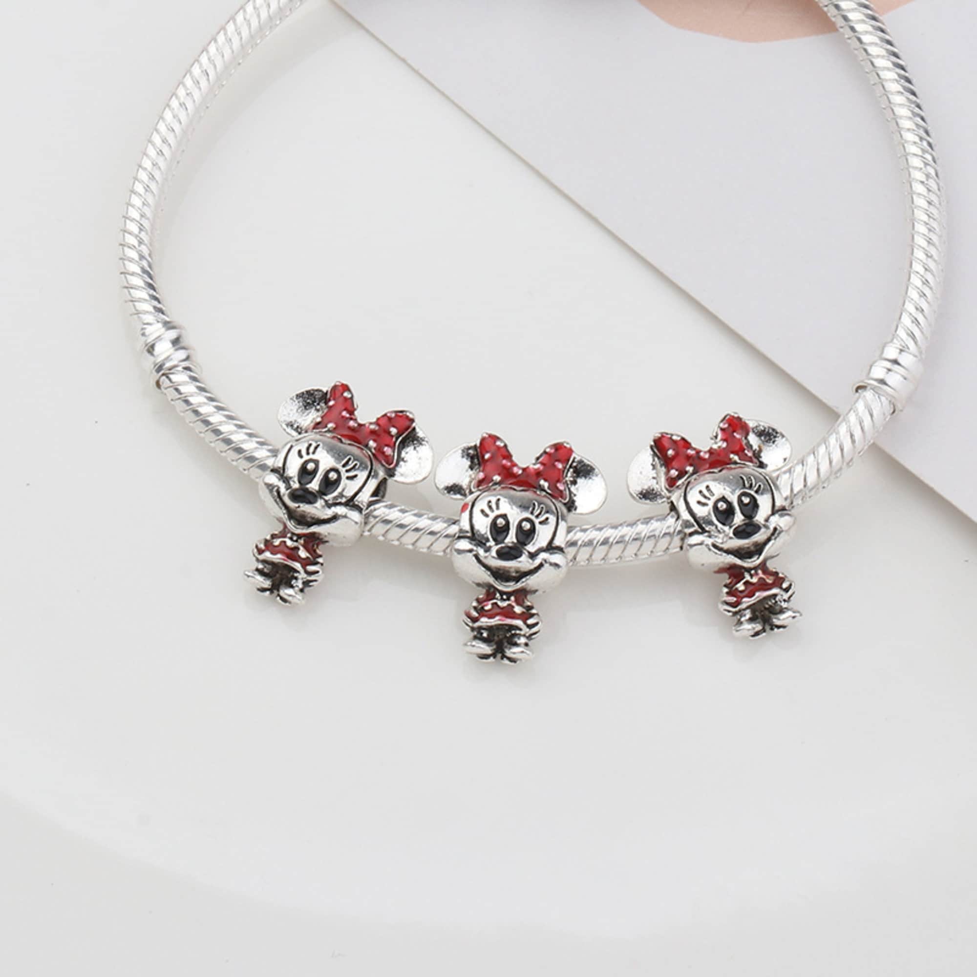 Disney Mickey Mouse Charm, Minnie Mouse Charm, Memorable Gift, Fits ...