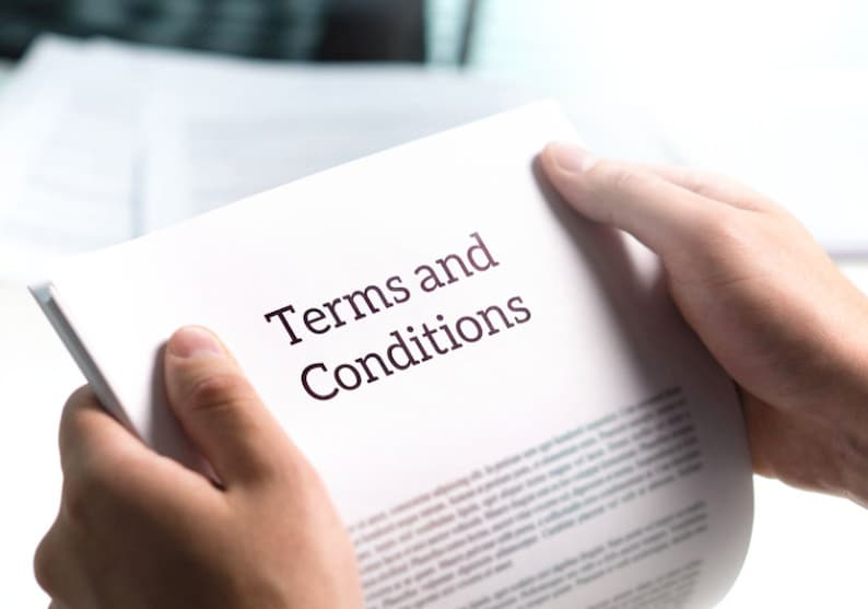 Terms & Conditions / Terms of Use Template Word - Etsy