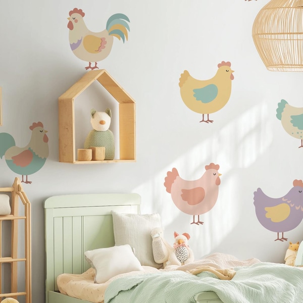 Boho Chicken Decals - Etsy