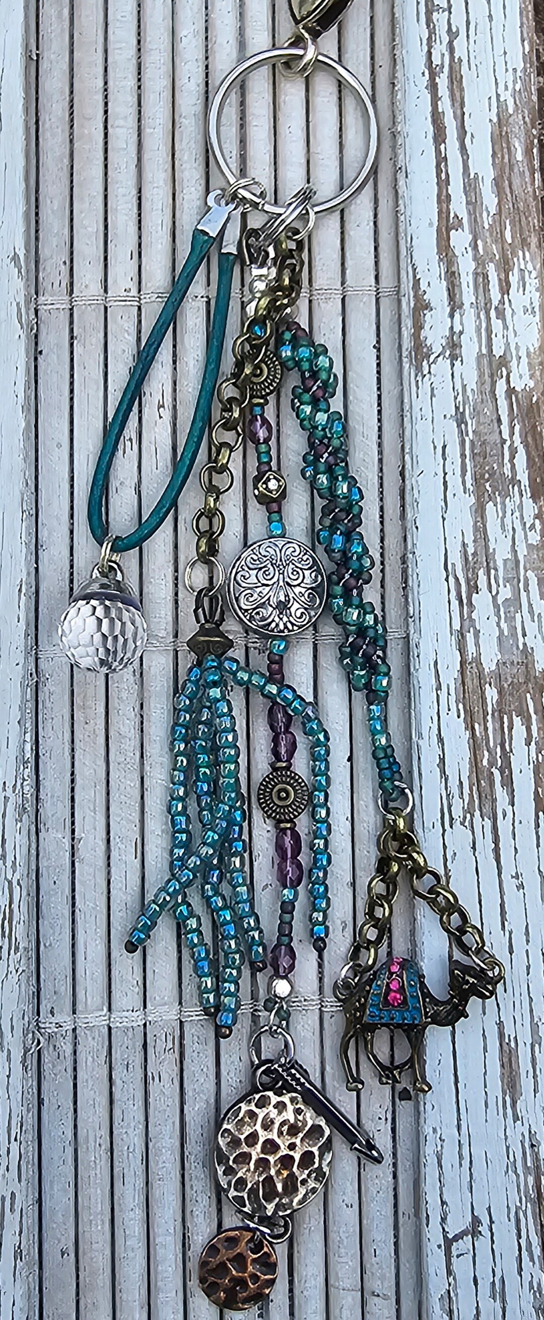 Purse Charm - Backpack Charm - Purse Bling - Beaded Purse Charm - Purse ...