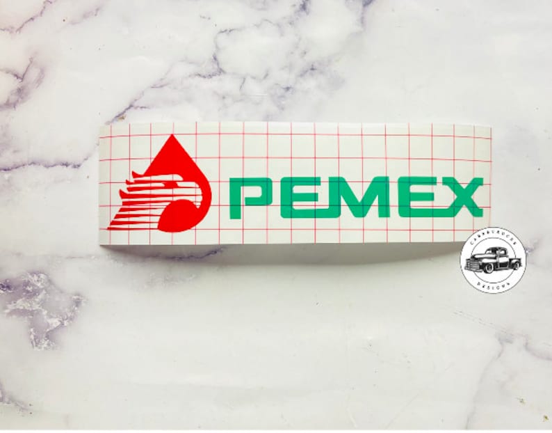 Pemex Decal Vinyl Stickers, Mexican Stickers, Mexican Vinyl, Pemex ...