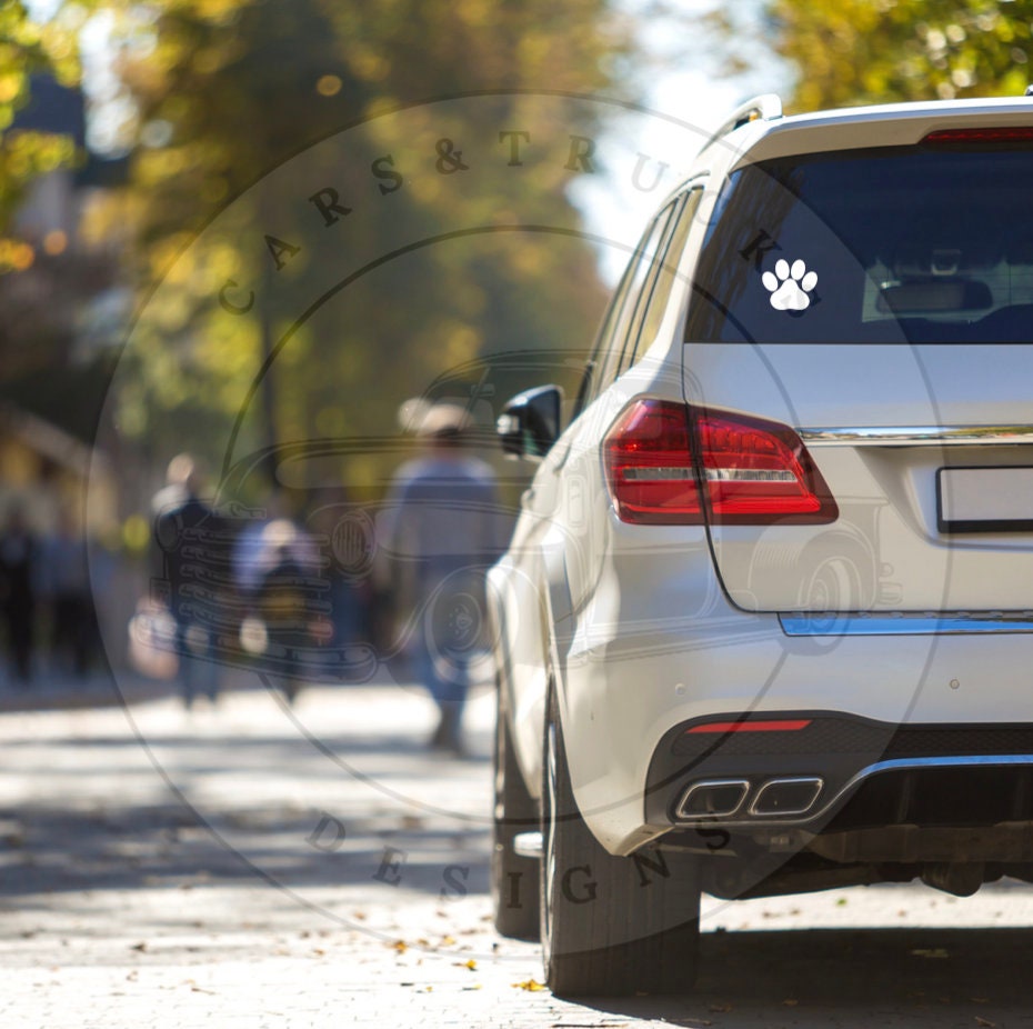 Paw Prints, Decal Vinyl, Dog Vinyl Decal Stickers, Paw Print Vinyl ...