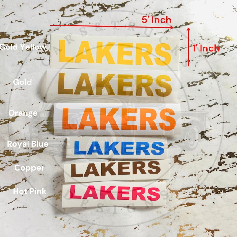 Lakers Stickers - Etsy