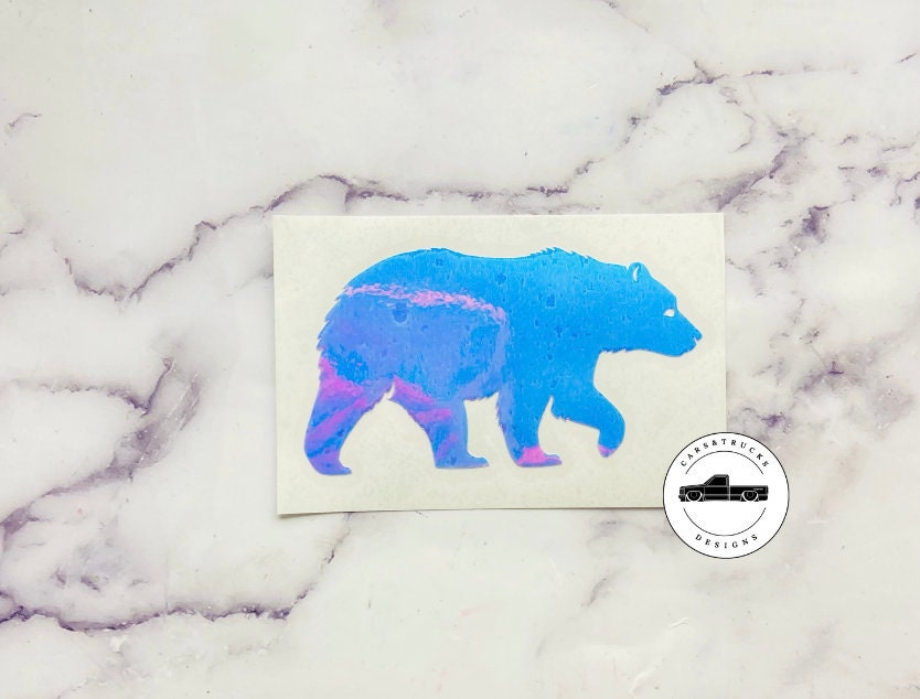 Bear Vinyl Decal Sticker, Vinyl Sticker - Etsy