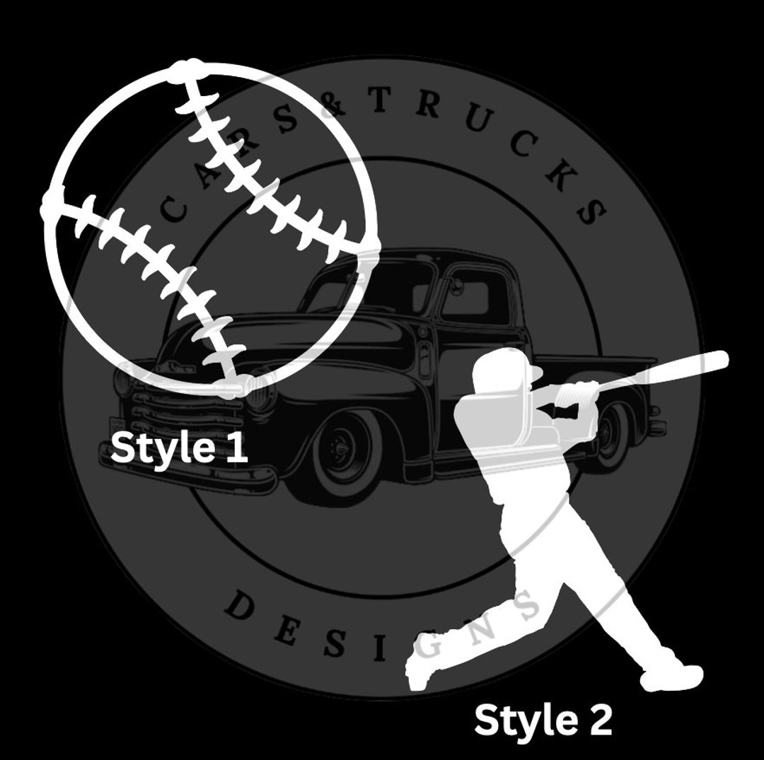 Baseball Vinyl Decal Stickers, Baseball Vinyl, Sports Vinyl Decal ...