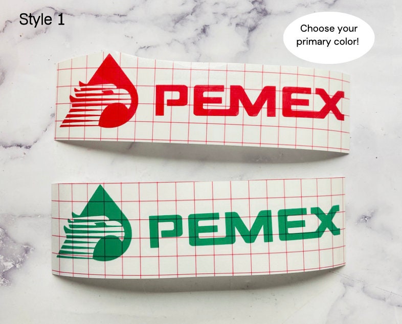 Pemex Decal Vinyl Stickers, Mexican Stickers, Mexican Vinyl, Pemex ...