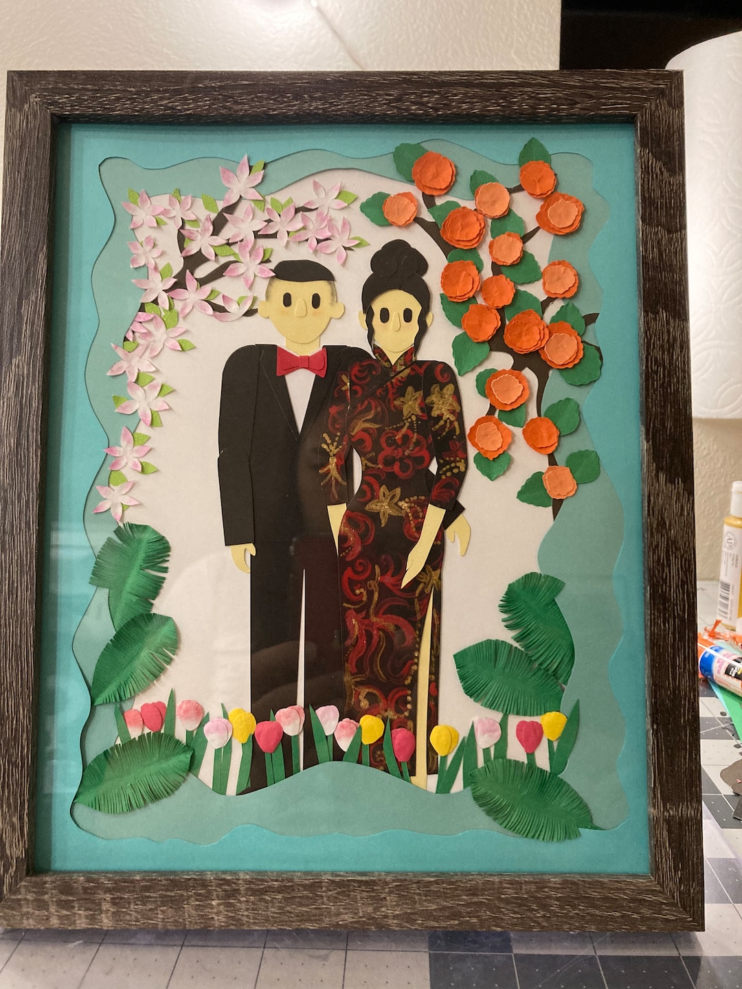 Paper Frame for Love Pop-up Card Greeting Custom Card - Etsy