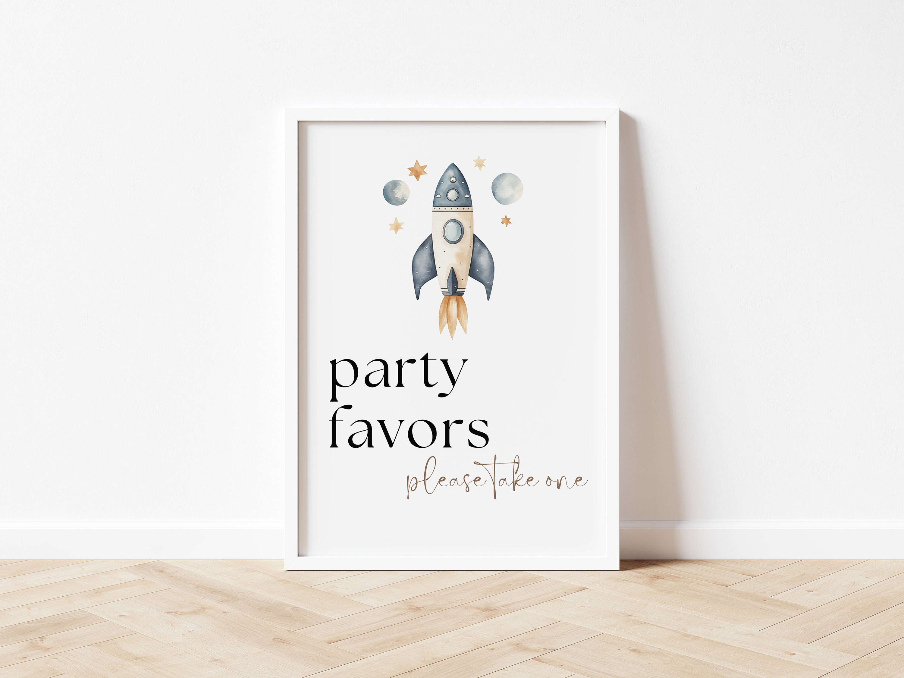 Space Themed Birthday Signs - Digital Download, Birthday Theme ...