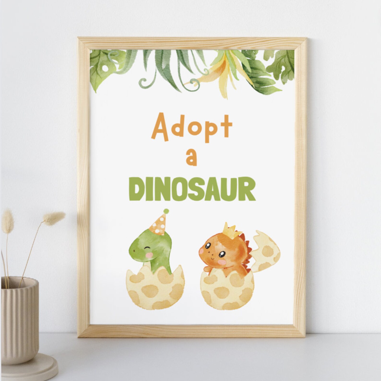 Editable Dinosaur Birthday Sign Bundle, Kids Birthday, Canva, Dinosaur ...