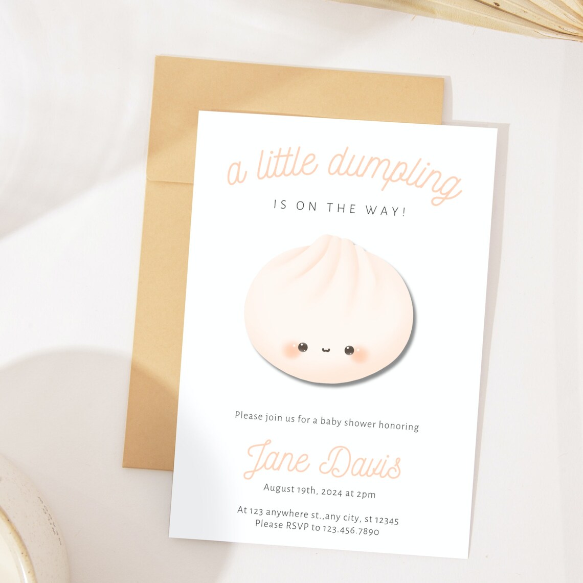 Dumpling Baby Shower, Dumpling Party, Little Dumpling is on the Way ...