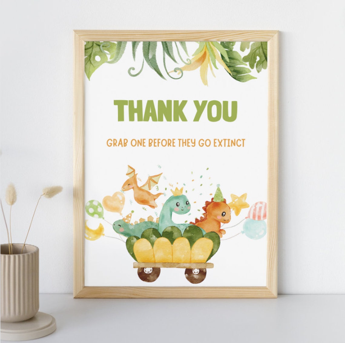 Editable Dinosaur Birthday Sign Bundle, Kids Birthday, Canva, Dinosaur ...