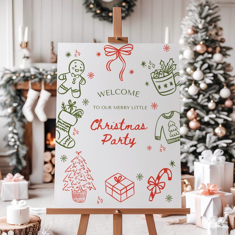 Christmas Entry Board - Etsy UK