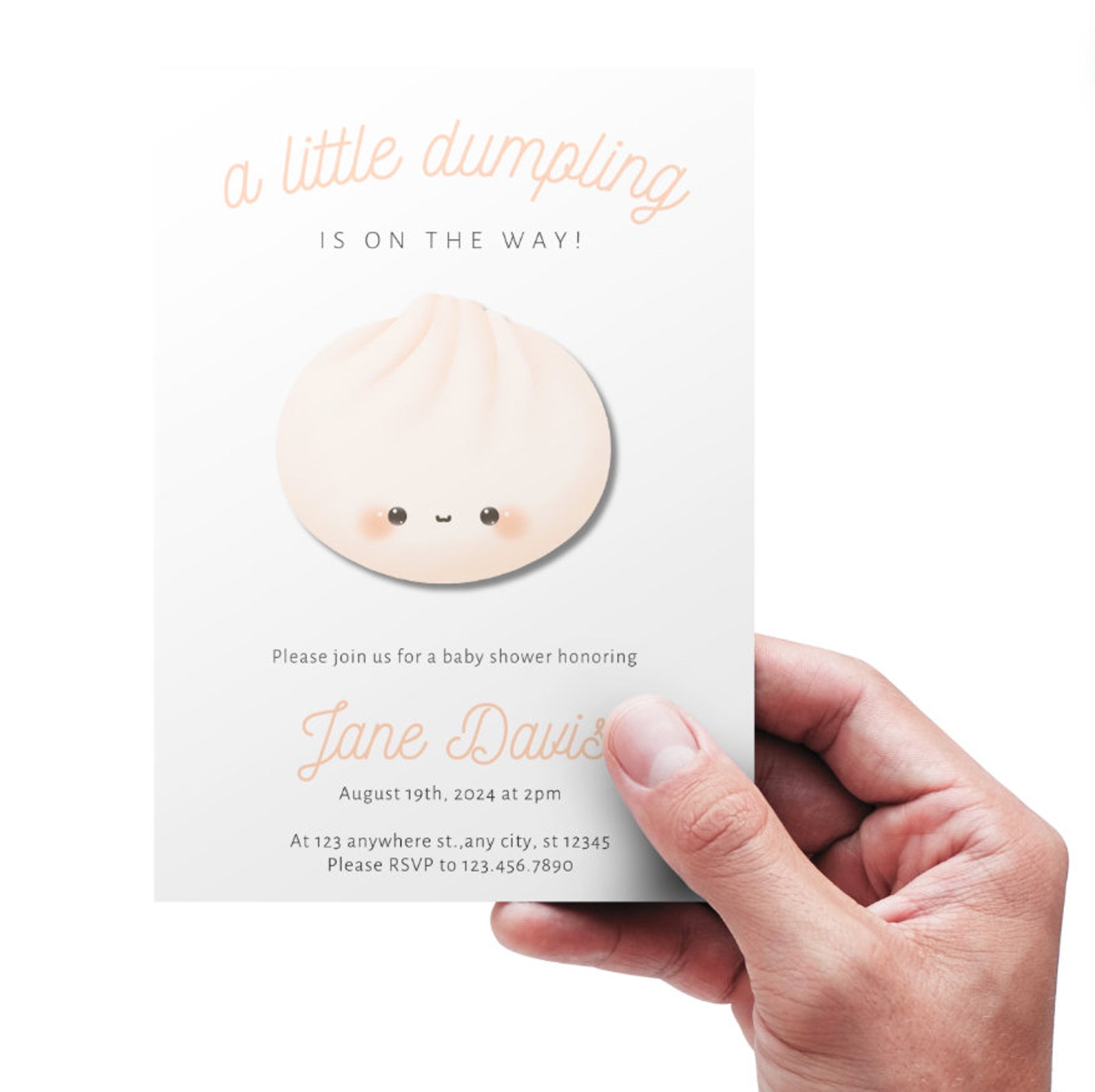 Dumpling Baby Shower, Dumpling Party, Little Dumpling is on the Way ...