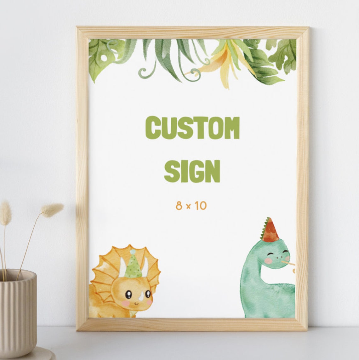 Editable Dinosaur Birthday Sign Bundle, Kids Birthday, Canva, Dinosaur ...