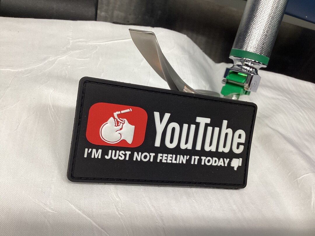 Youtube Intubation Patch - Etsy