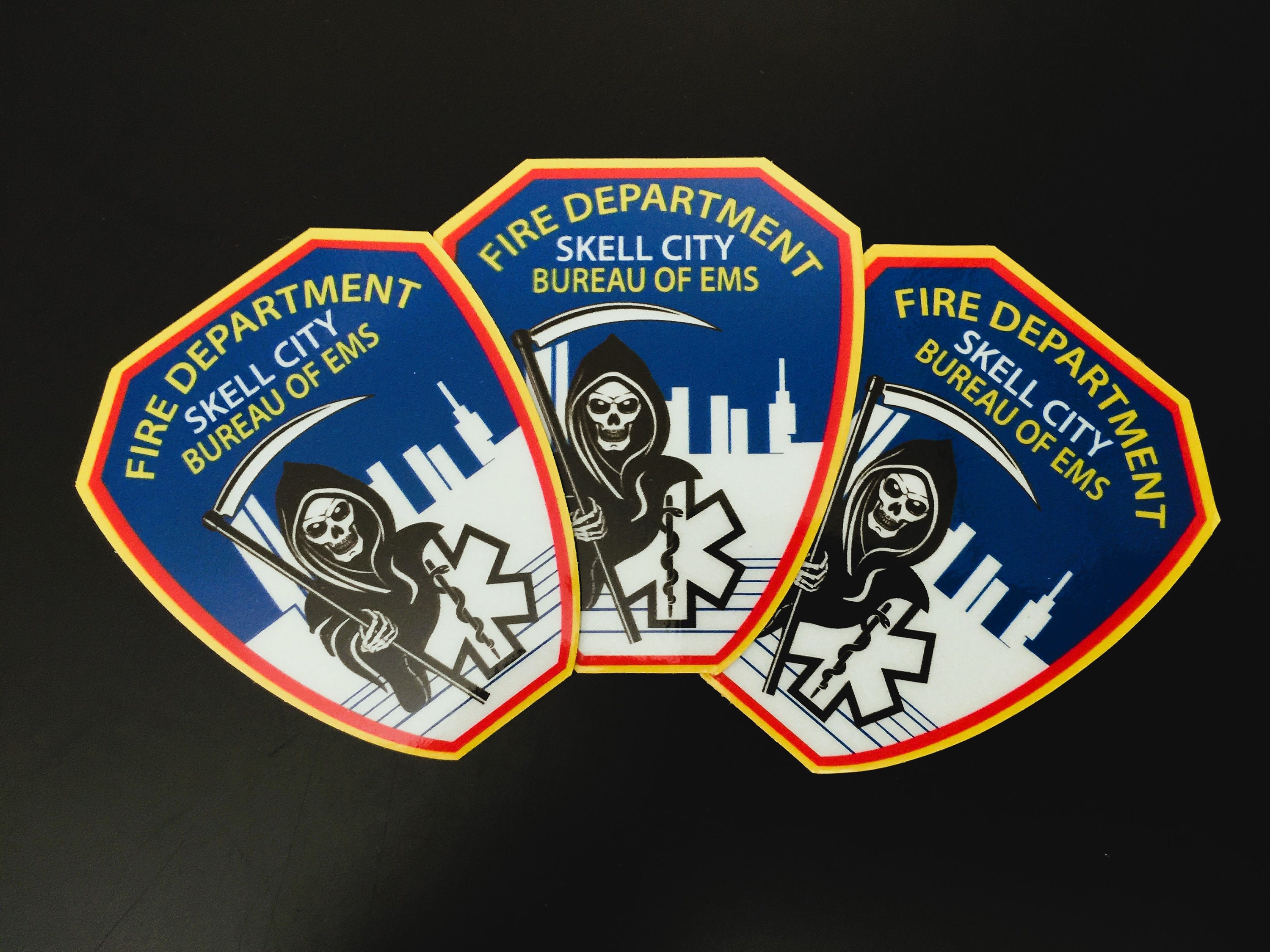 FDNY Bureau of EMS Reflective Stickers Skell City - Etsy
