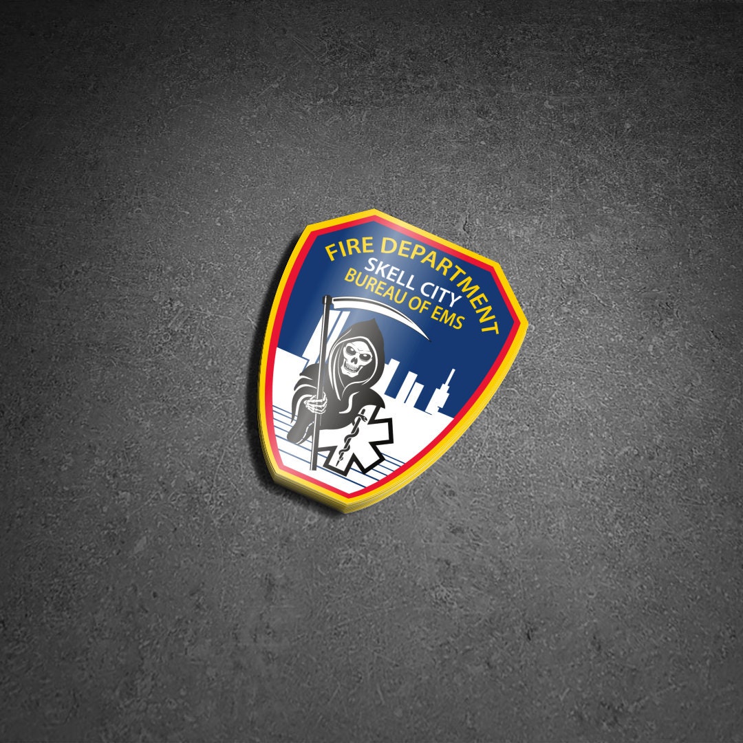 Fire Department FDNY BEMS Stickers Skell City - Etsy