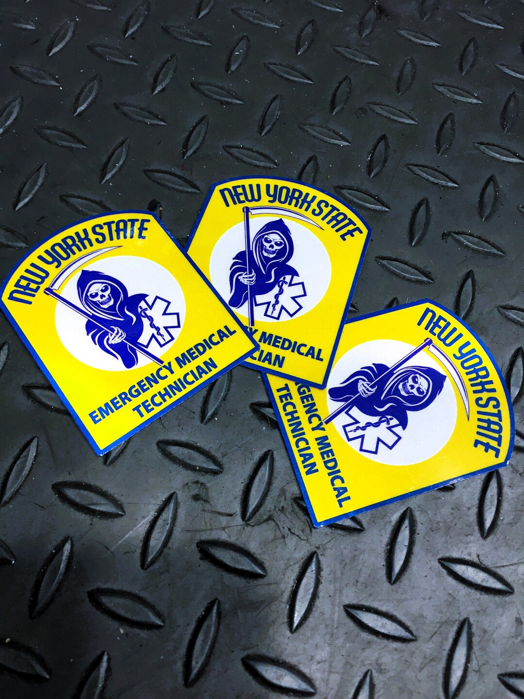 New York State EMT Reflective Stickers Skell City - Etsy