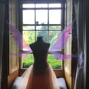Large Whimsical Fae Iridescent Fairy Wings - Etsy