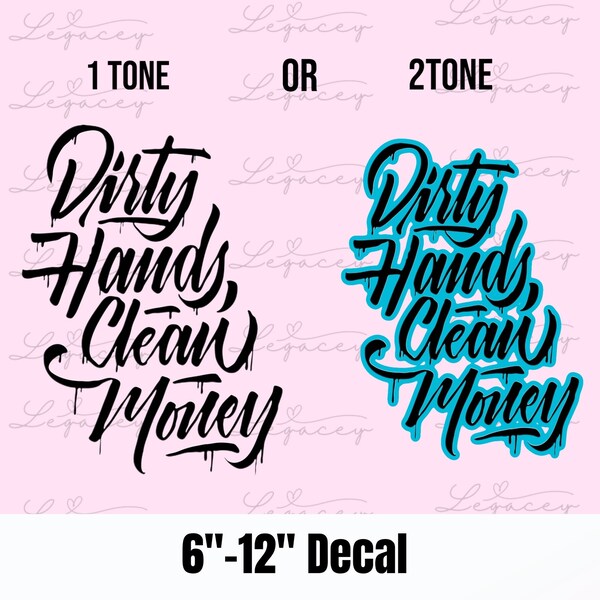 Dirty Decal - Etsy