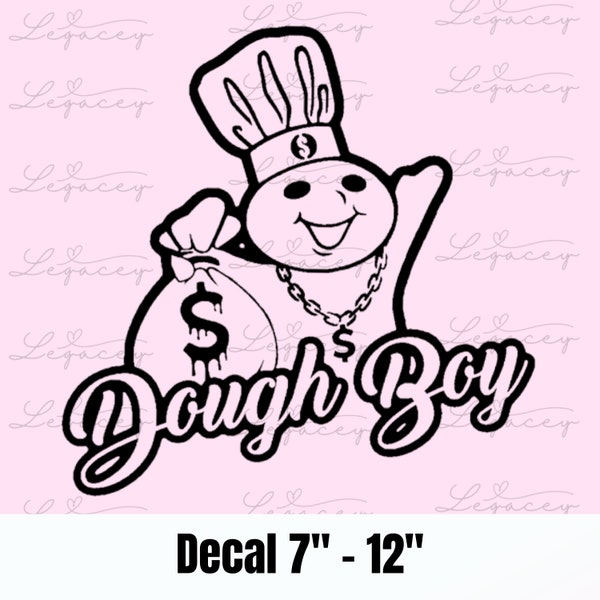 Dough Boy Decal Svg - Etsy Canada