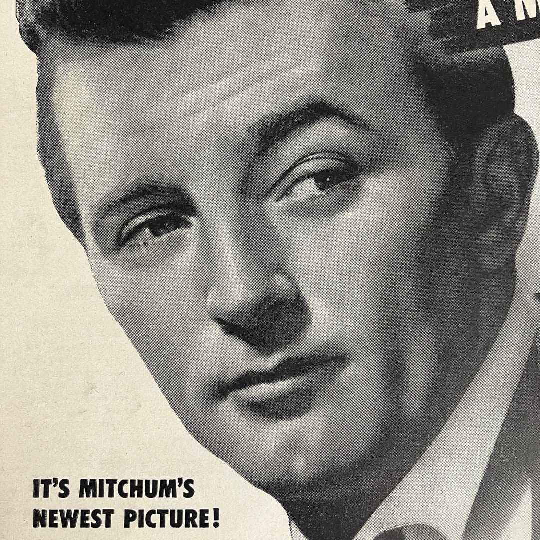 1949 Robert Mitchum, Jane Greer, the Big Steal Vintage Ad Film Noir ...