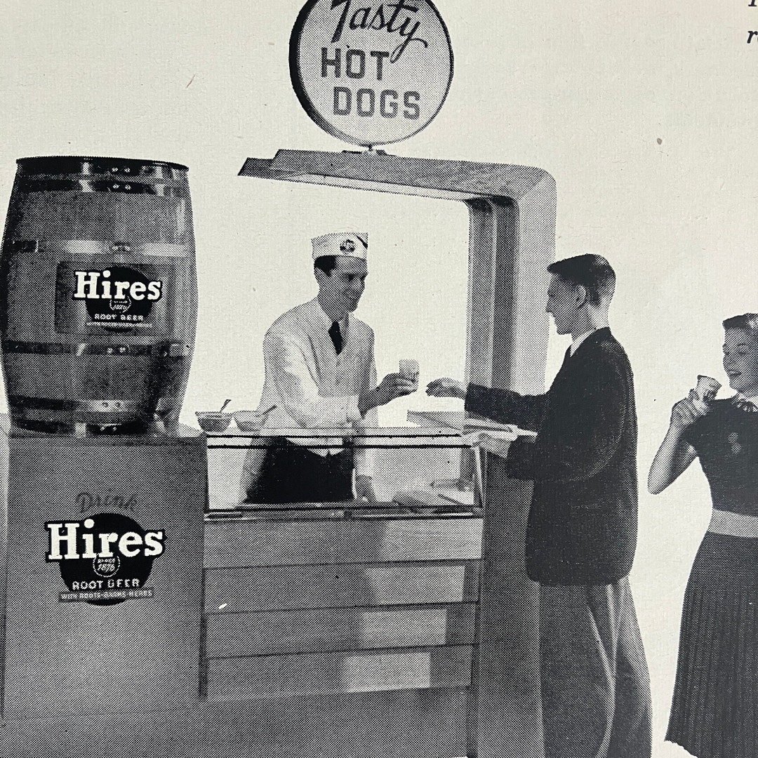1953 Hires Snack Bar Vintage Ad Hires Root Beer Original Vintage Print ...