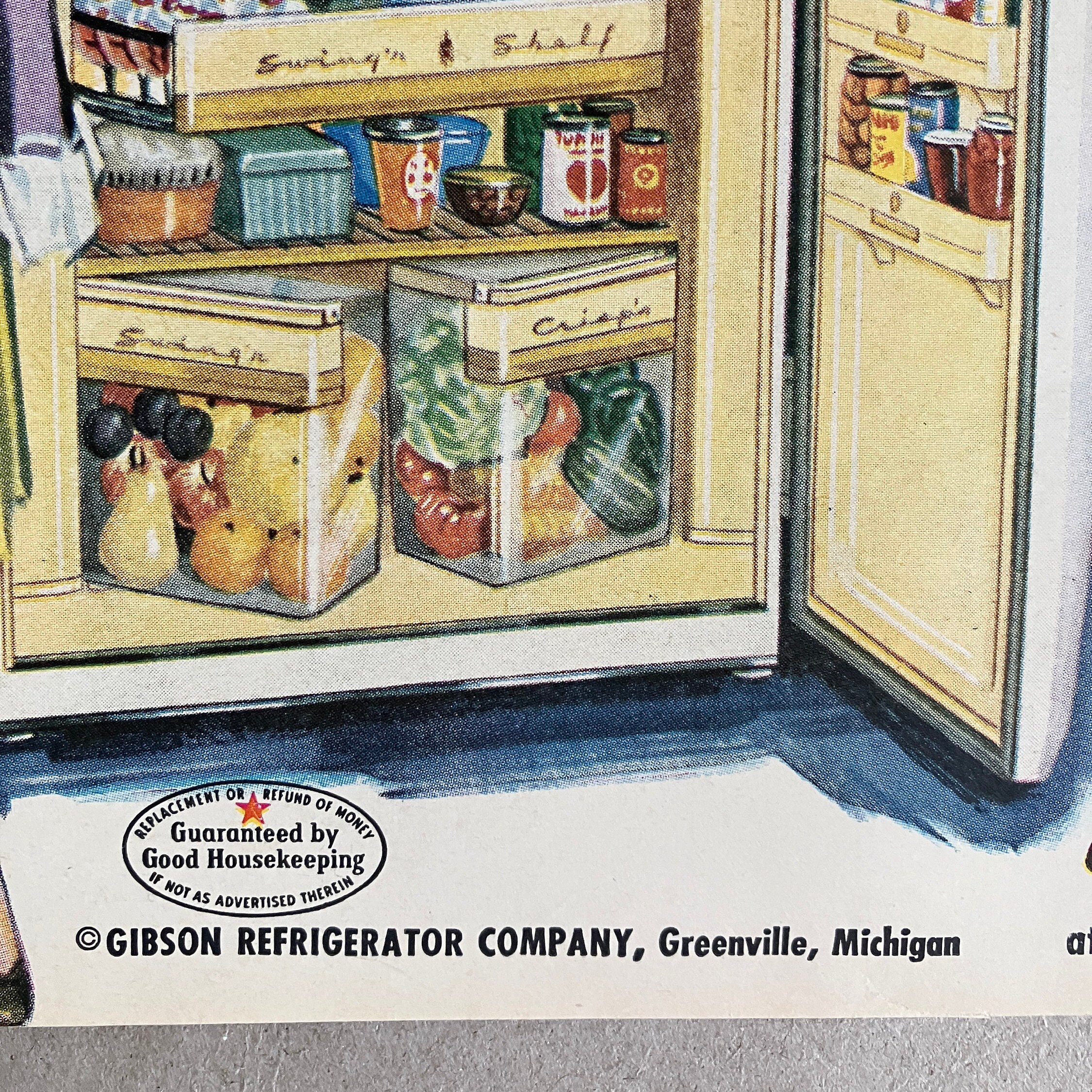 1953 Gibson Refrigerator Company Vintage Ad the New Gibson Original ...