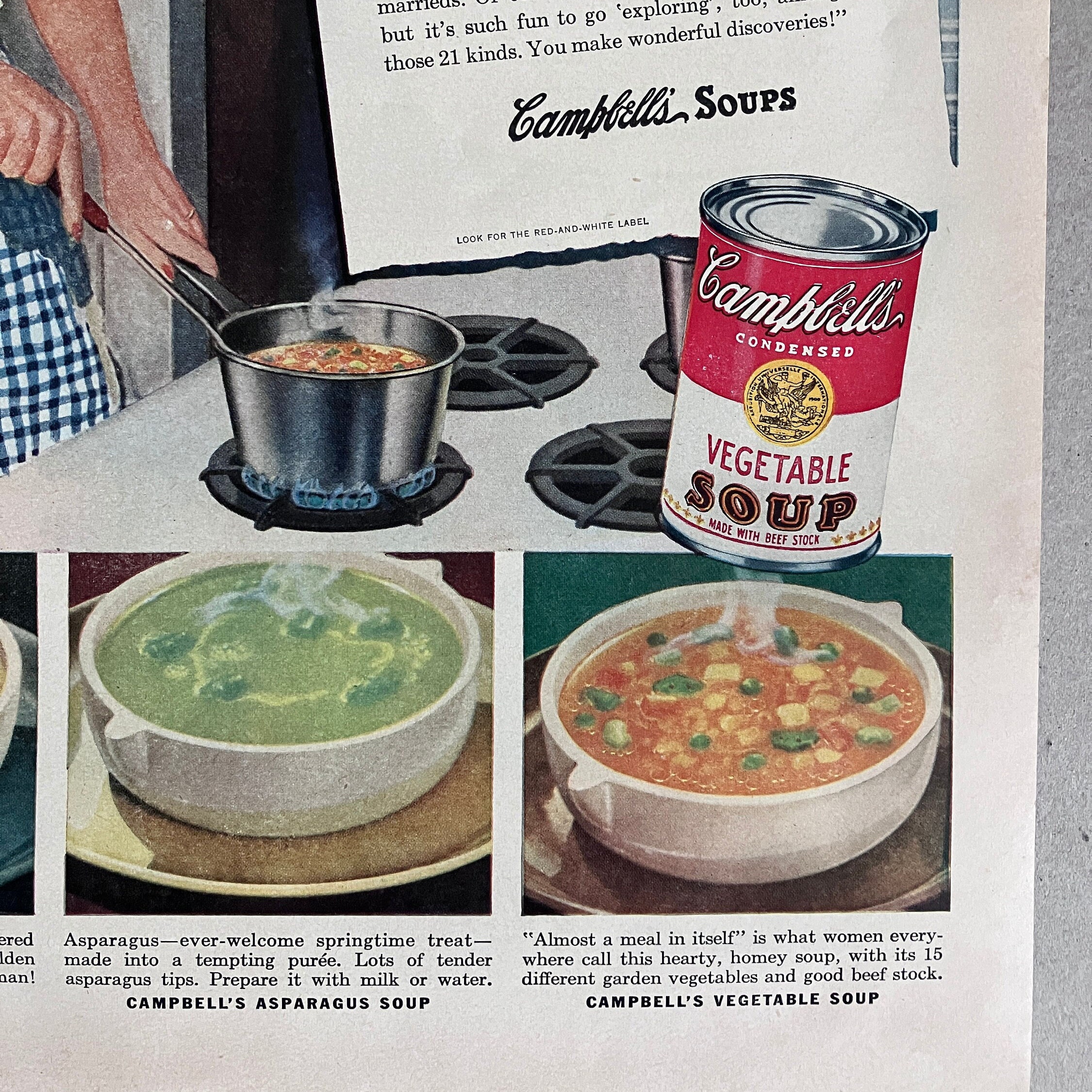 1948 CAMPBELL'S Soups Vintage Ad Vintage Campbell's Soup Ad Vintage ...
