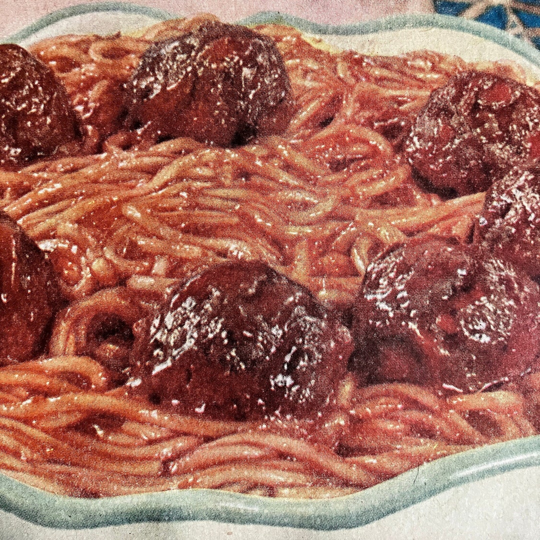 1953 Chef Boy-ar-dee Spaghetti and Meat Balls Vintage Ad Chef Boyardee ...