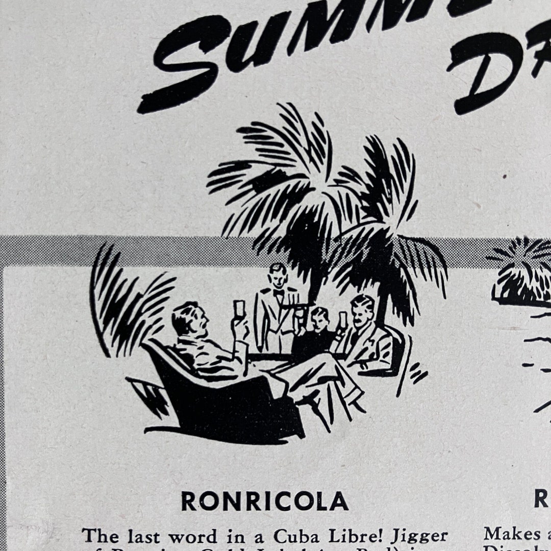 1941 Ronrico Rum Vintage Advertisement Vintage Alcohol Ad Vintage ...