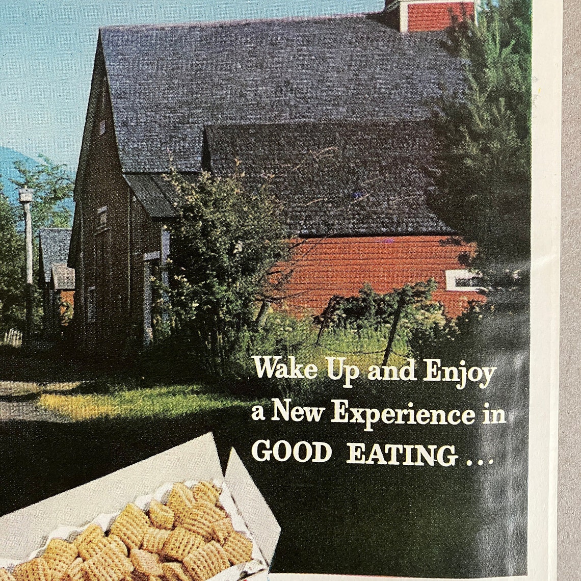 1953 Chex Cereal Ad Vintage Food Ad Bite Size Wheat Chex Rice Chex ...