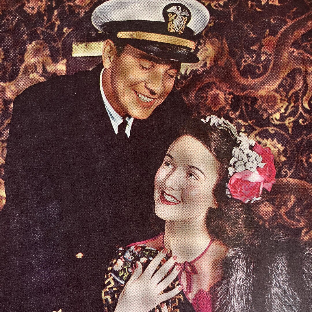 1945 Jergens Lotion Ad: WW2 Romance, Retro Beauty - Etsy