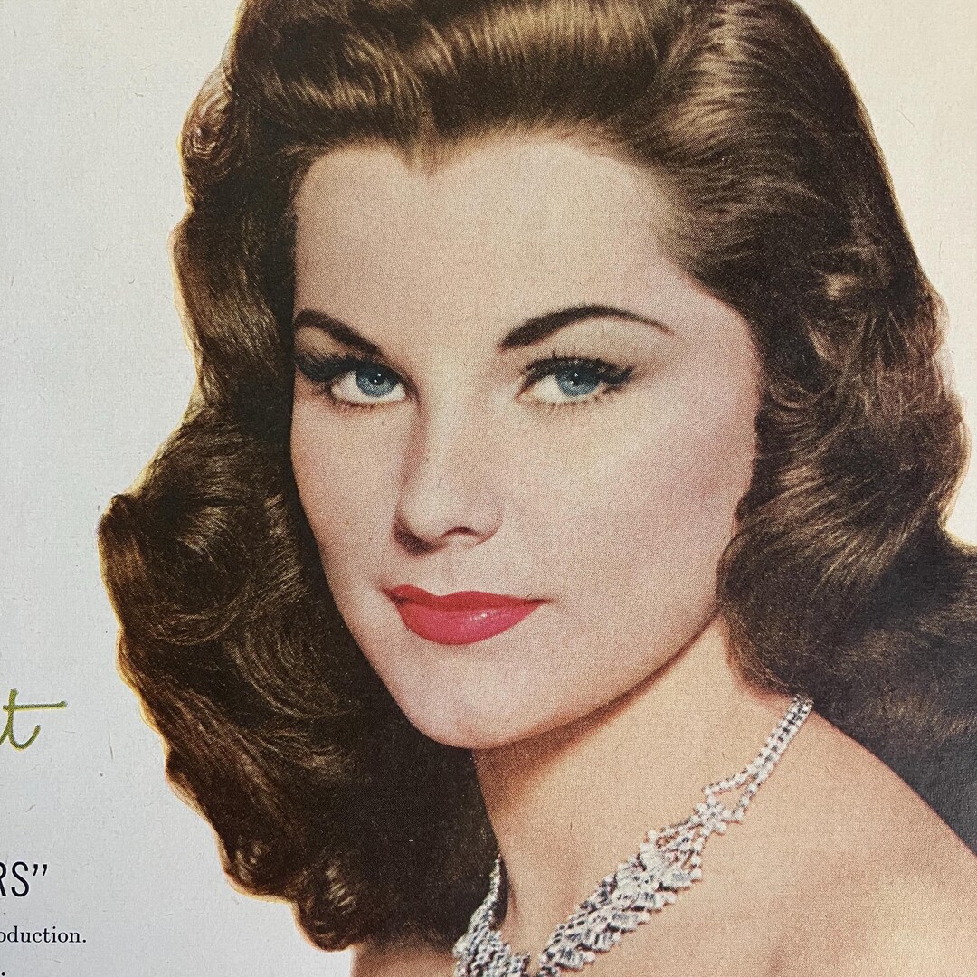 1954 Debra Paget Lustre-creme Shampoo Vintage Ad, 1950s Beauty Ad ...