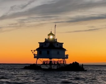 Lighthouse Nightlight Thomas Point, NC Accent Lamp Limited Edition O ...