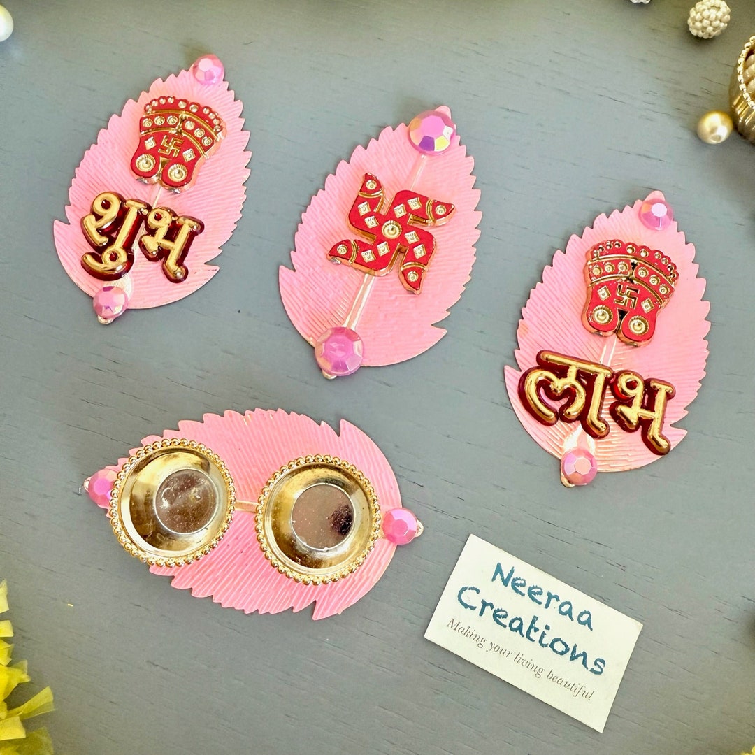 Leaf Design Puja Set - Etsy