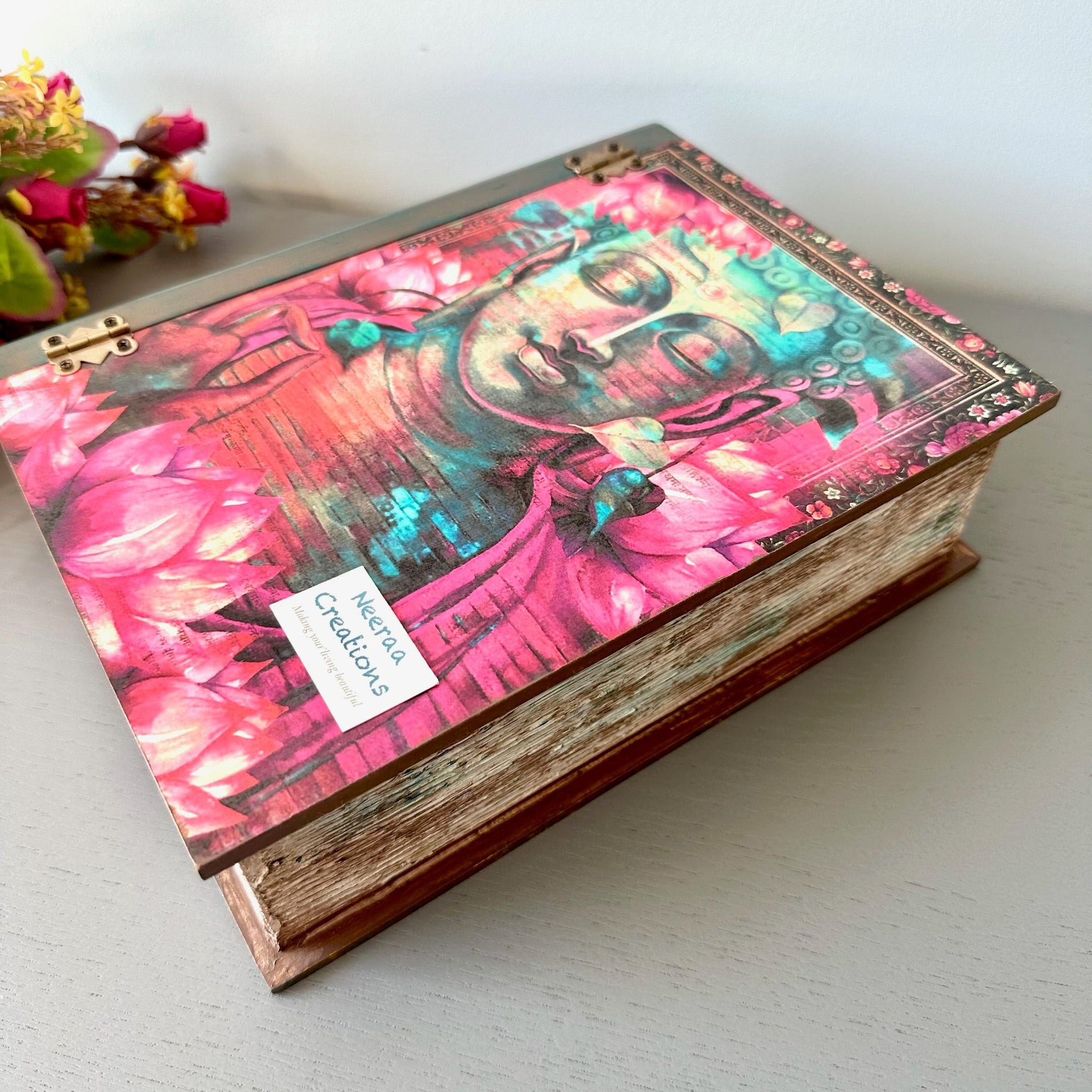Buddha and Book Design Box - Etsy